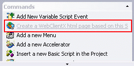 Creating Web Client pages